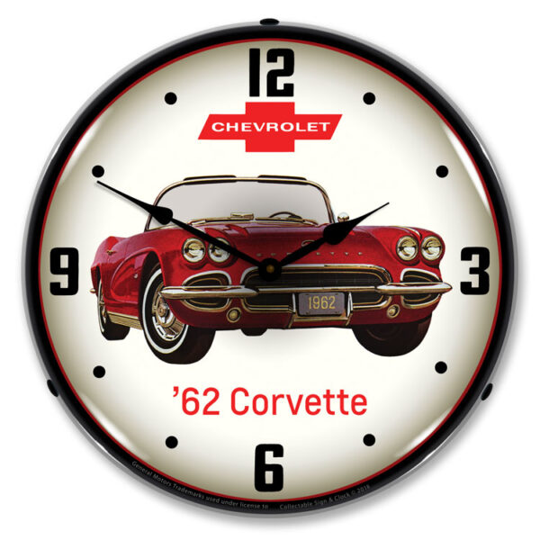 Corvette Wall Clocks - Lighted Wall Clocks