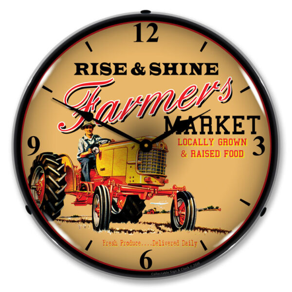 Farm and Tractor Wall Clocks - Lighted Wall Clocks